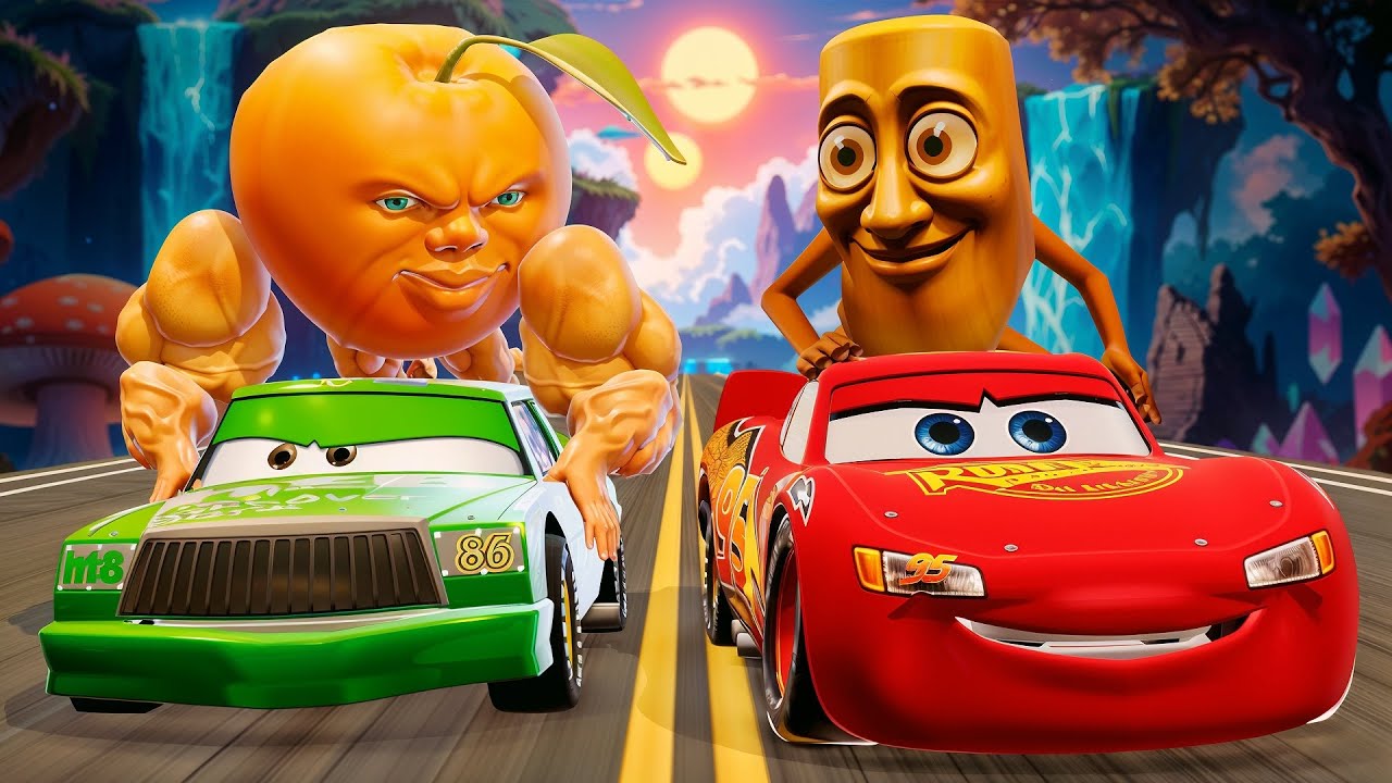 ITALIAN BRAINROT Vs Mcqueen! Italian Brainrot Animation vs Pixar Cars ...