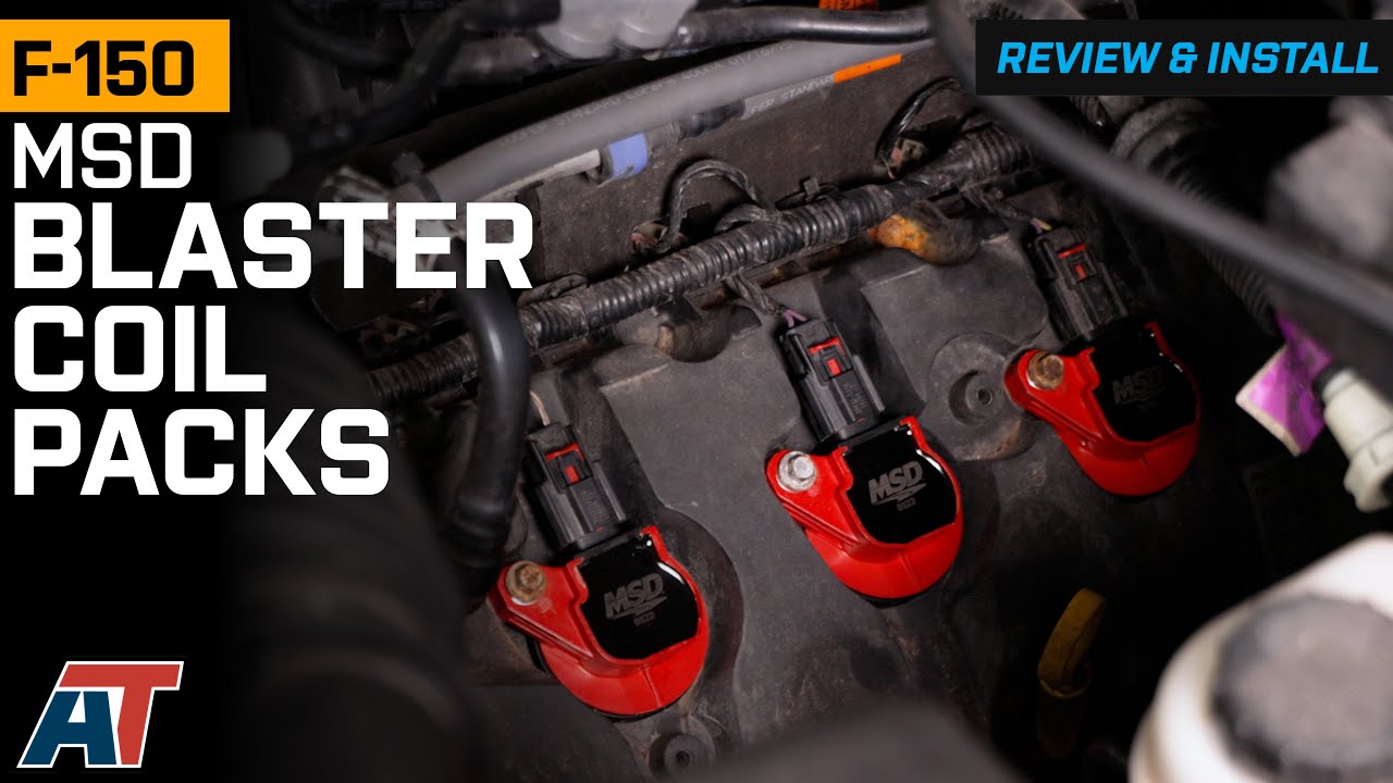 2011-2016 F-150 MSD Blaster Coil Packs; Red Review & Install - YouTube