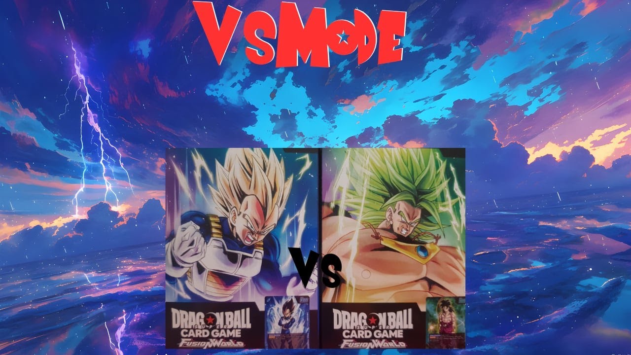 Vegeta Vs Broly battle! Dragon Ball Fusion World - Starter Decks ...