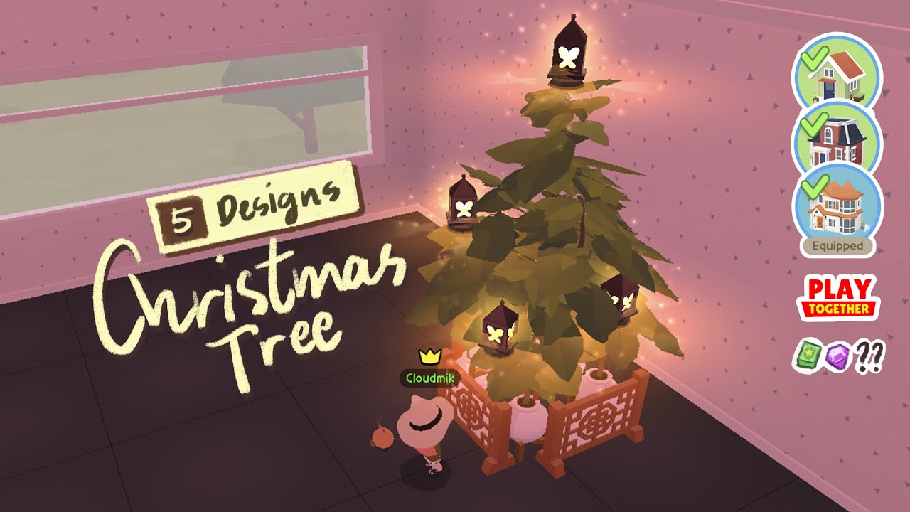Christmas Tree Design Ideas Part 2 of 2 | Speed Build | Play Together ...