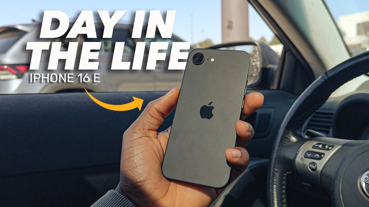 iPhone 16 E - Real Day In The Life Review (Camera & Battery test) - YouTube