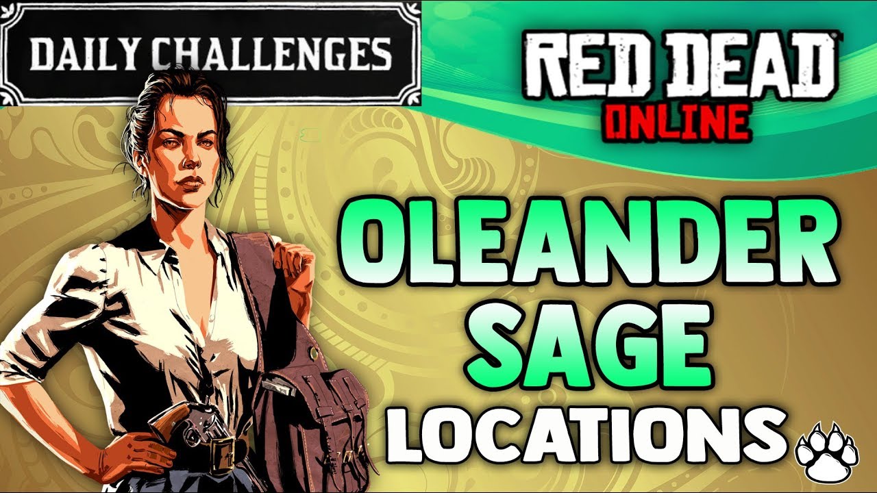 Red Dead Online - Oleander Sage Location - RDR2 Daily Challenge ...