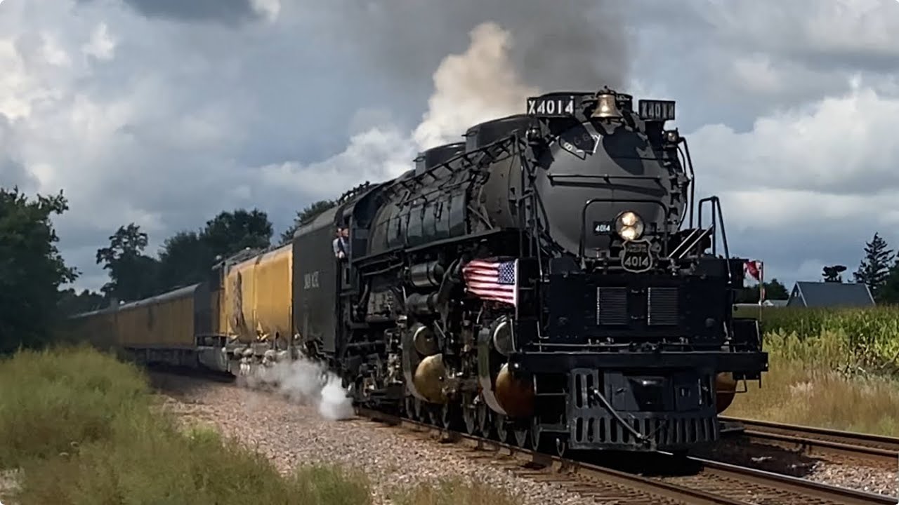 Big Boy goes East! Union Pacific 4014 - Cedar Rapids, IA to Sterling, IL 9/6/24 - YouTube