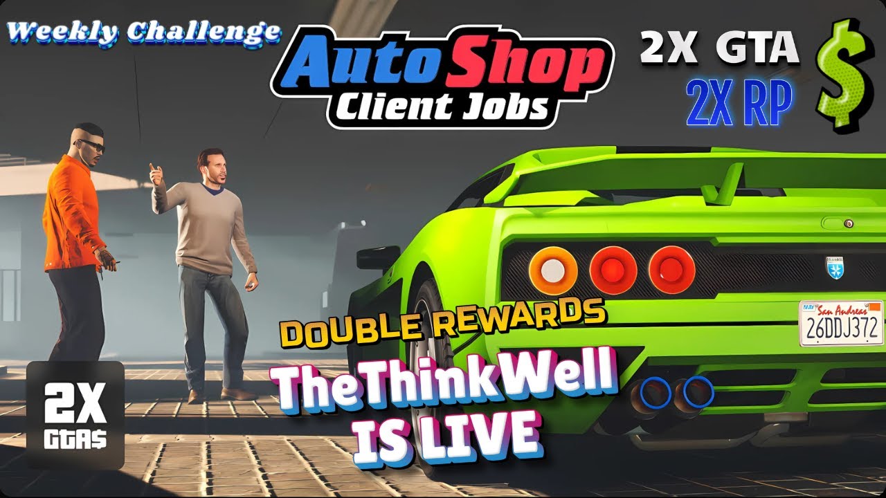 🔴 LIVE - GTA V ONLINE Weekly Challenge 2X GTA$ RP #gta5 #gtaonline # ...