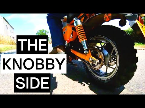 Are Motorcycle Knobby Tyres Really Any Difference On The Road?