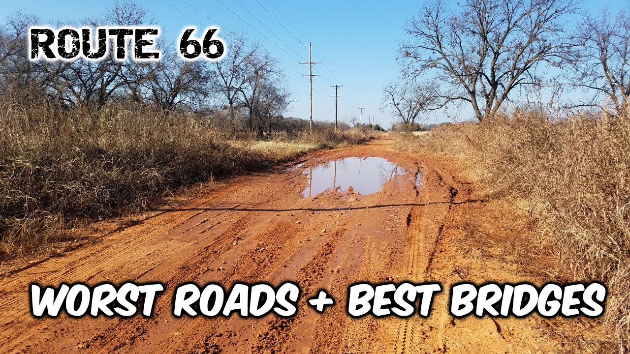 The WORST ROADS and BEST BRIDGES on Historic Route 66 - COMPILATION ...