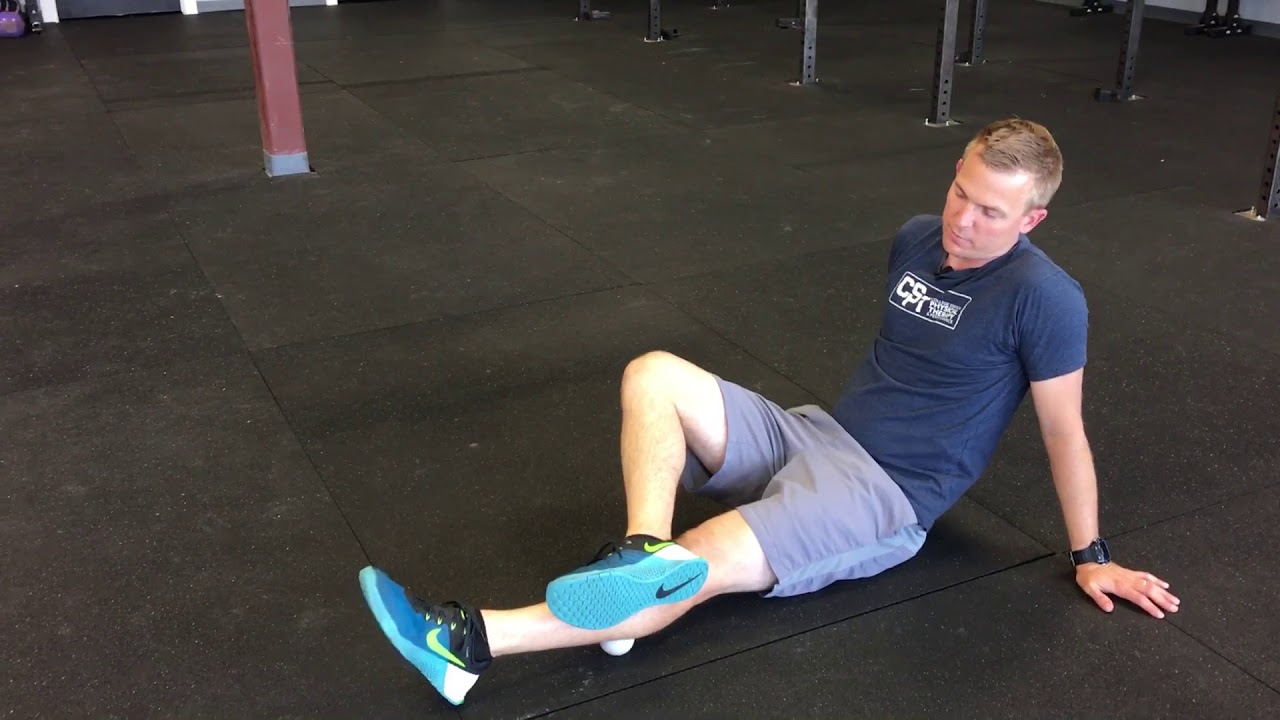 Calf pin and stretch for ankle mobility - YouTube
