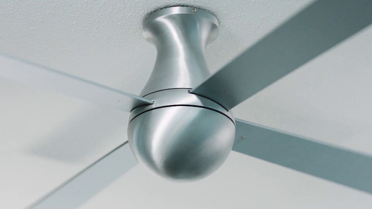 Ball Flush Ceiling Fan | The Modern Fan Company - YouTube