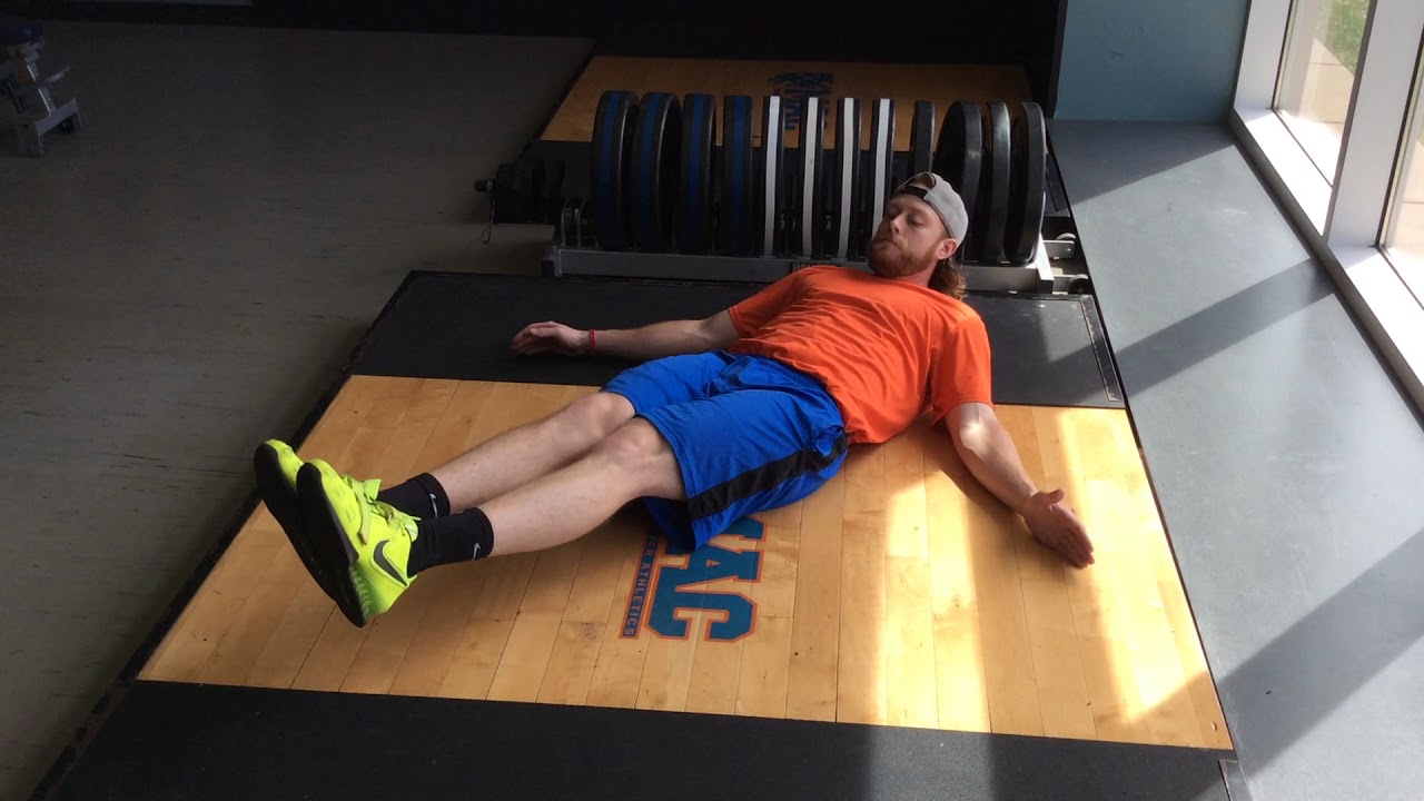 Straight Leg Circle - Supine - YouTube