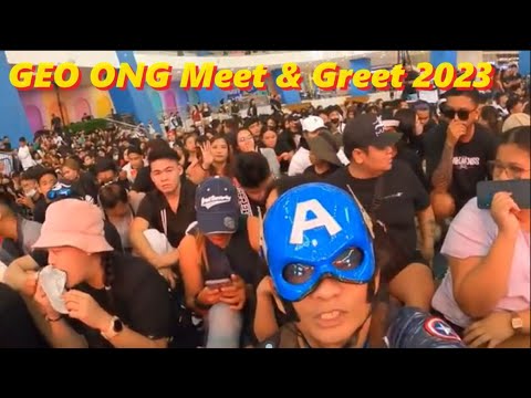 GEO ONG, Pinoy Captain America for OngFam, Meet & Greet 2023 MOA Music ...