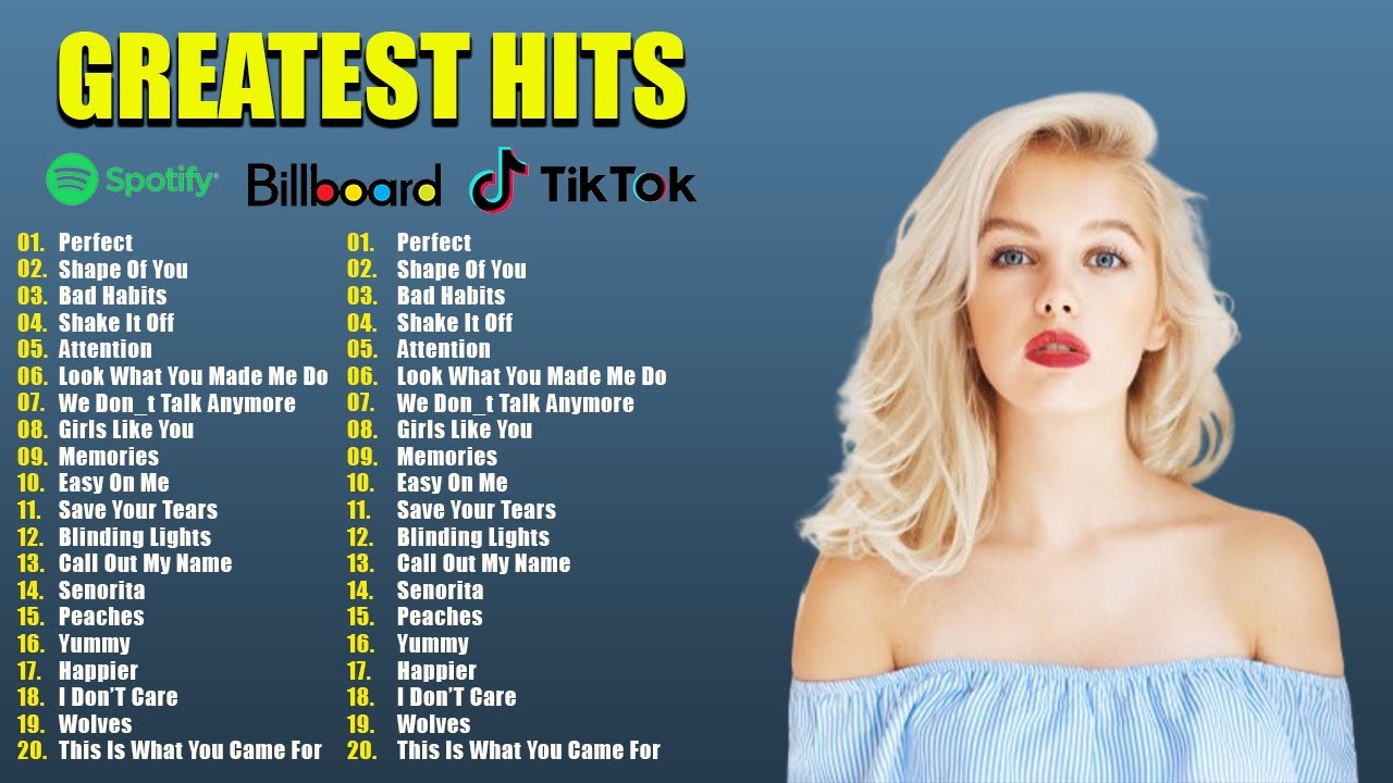 Greatest Hits - Music Playlist Billboard Hot 50 This Week - Best Music ...