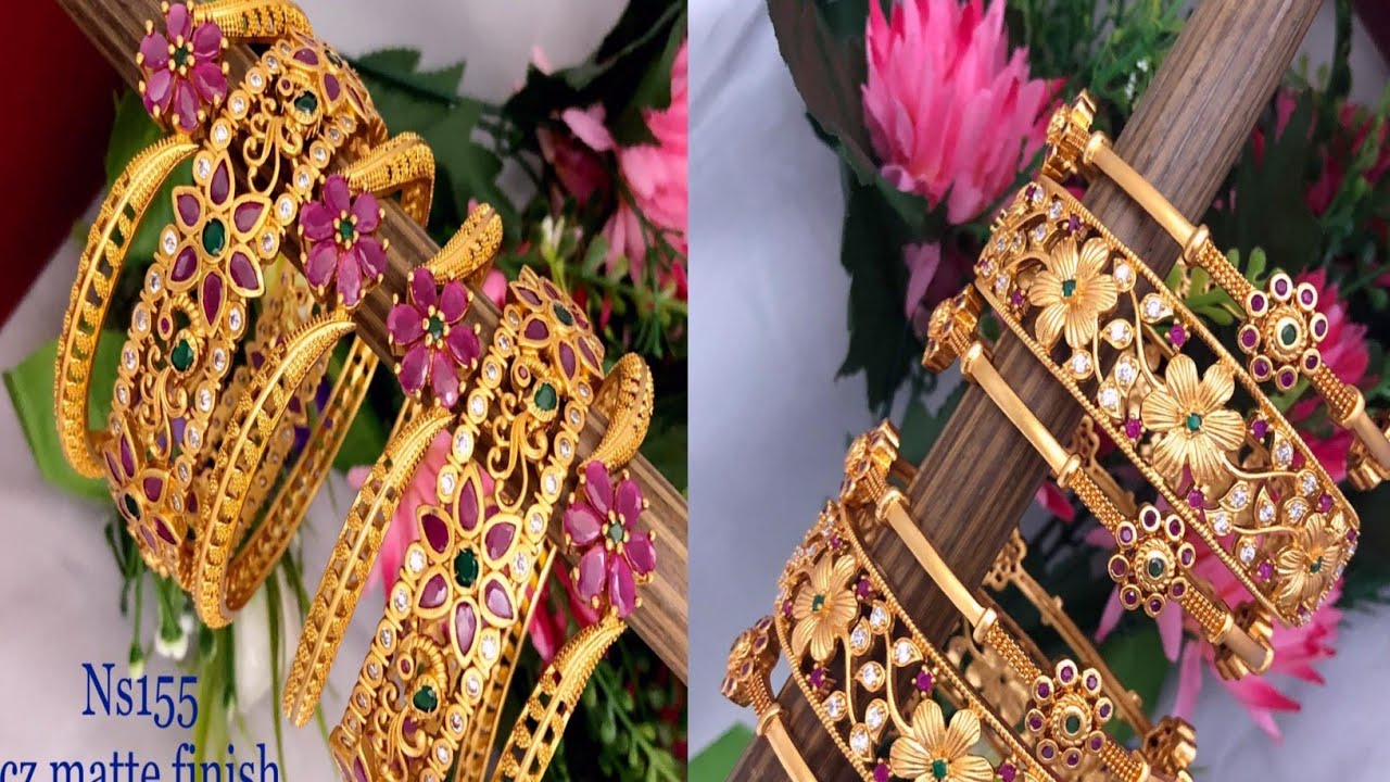 Ns code ||| imatition ||| jewellery ||| bangles ||| matte finish - YouTube