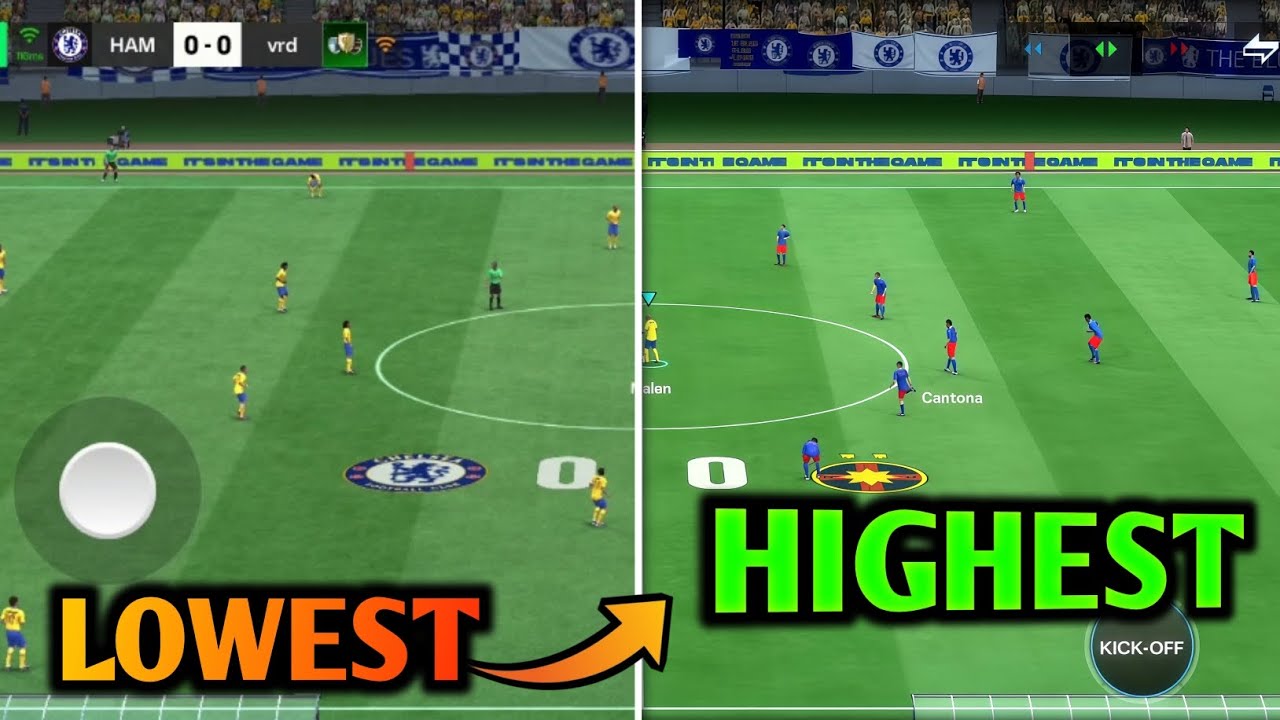 EA SPORTS FC 25 MOBILE GRAPHICS COMPARISON||LOWEST TO HIGHEST - YouTube
