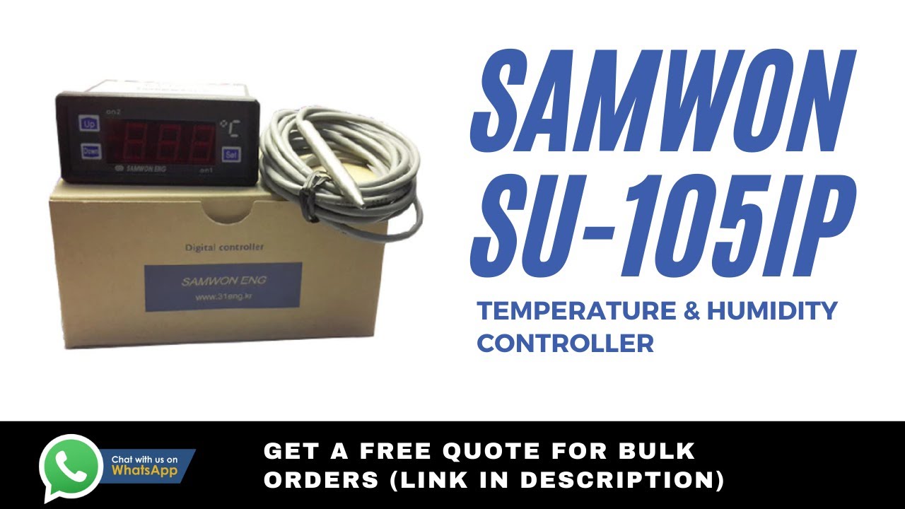 Samwon SU-105IP Temperature & Humidity Controller - YouTube