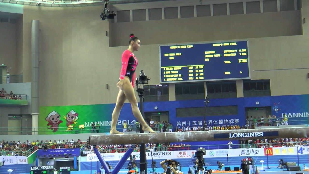 Kyla Ross Beam 2014 World Championships Event Finals Youtube