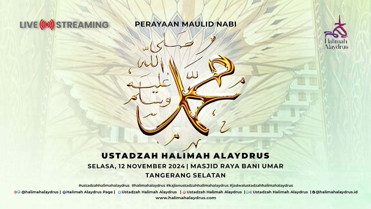 🔴𝗟𝗜𝗩𝗘 𝗡𝗢𝗪 - 𝗣𝗘𝗥𝗔𝗬𝗔𝗔𝗡 𝗠𝗔𝗨𝗟𝗜𝗗 𝗡𝗔𝗕𝗜 𝗠𝗨𝗛𝗔𝗠𝗠𝗔𝗗 𝗦𝗔𝗪 | 𝗨𝗦𝗧𝗔𝗗𝗭𝗔𝗛 𝗛𝗔𝗟𝗜𝗠𝗔𝗛 ...