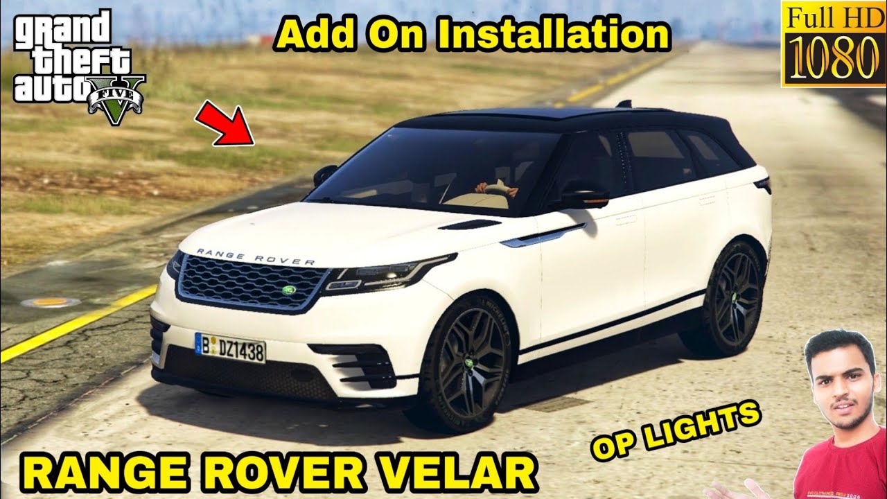 GTA 5 : HOW TO INSTALL RANGE ROVER VELAR SUV MOD🔥🔥🔥 - YouTube