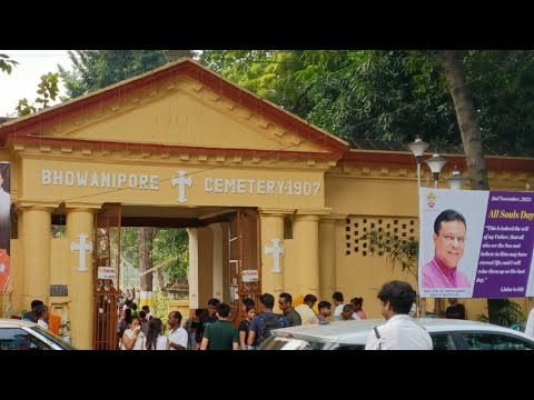 All Souls' Day 2023 at Bhowanipore Cemetery. - YouTube