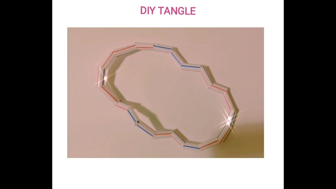 how to make a DIY [tangle] fidget toy - YouTube