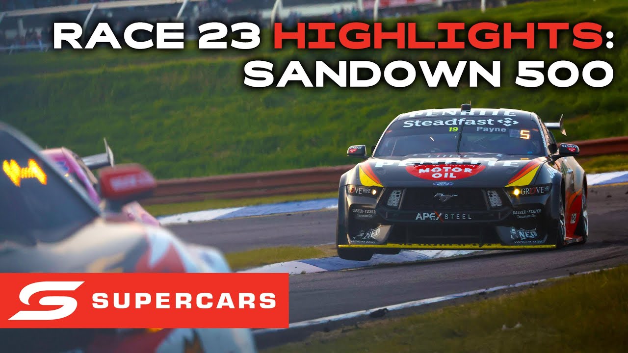 Race 23 Highlights - Penrite Oil Sandown 500 | Supercars 2023 - YouTube