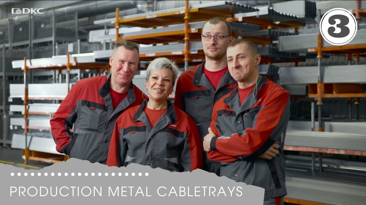 Production of DKC from the inside. Part 3. Sheet cabletrays Combitech ...