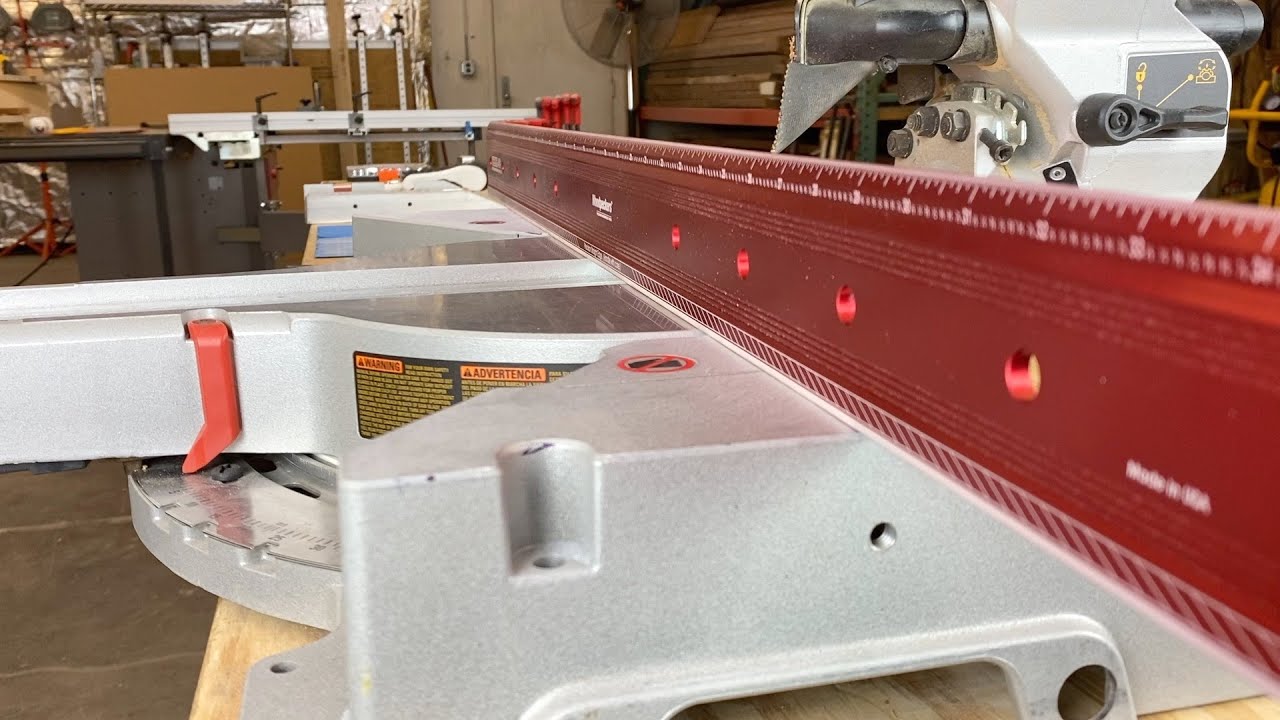 Mitersaw Set up - Flattening the Miter Table - YouTube