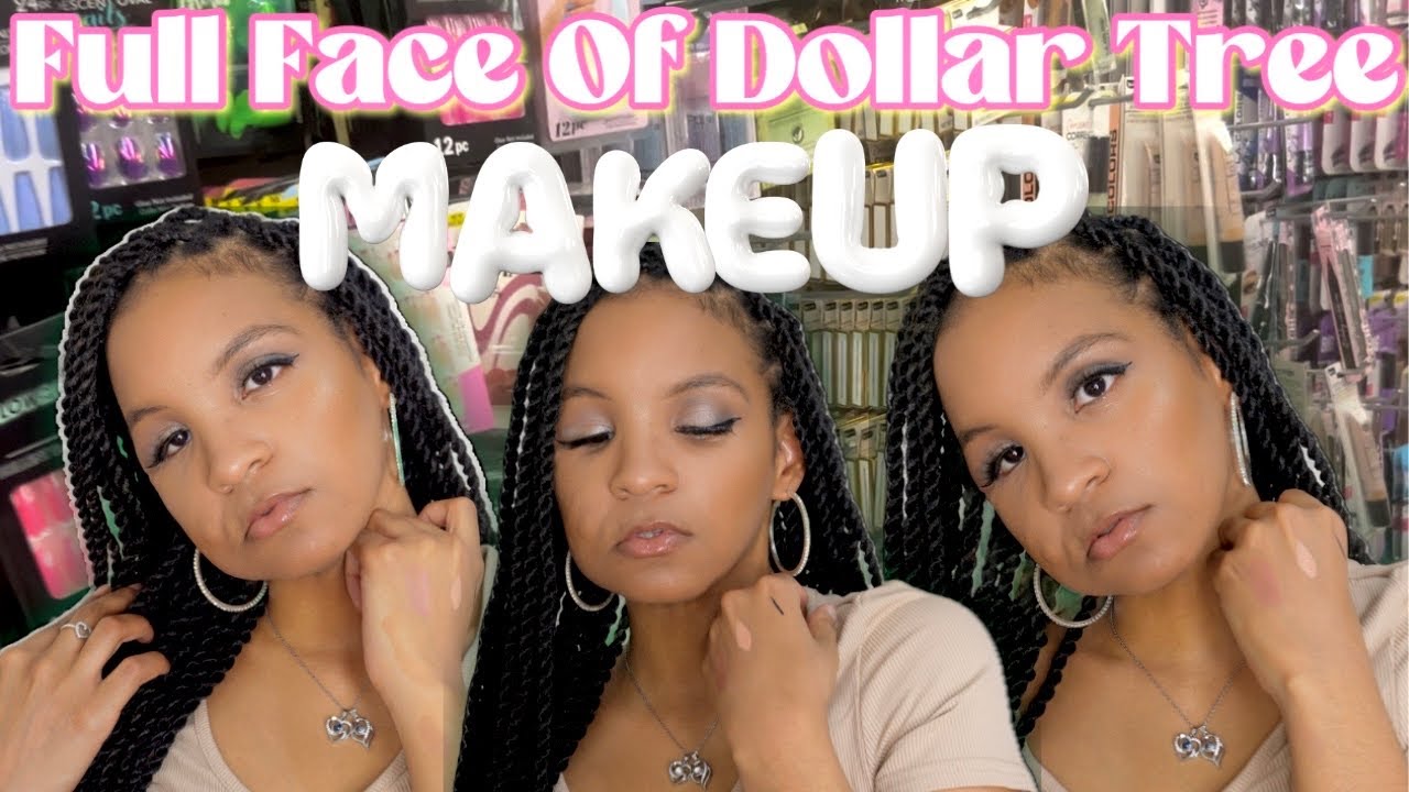 Full Face of Dollar Tree Makeup | I CANT BELIEVE IT TURNED OUT THIS ...