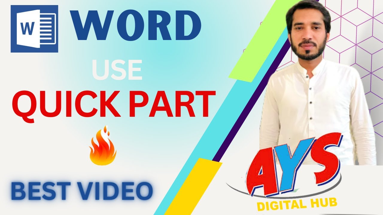 How To Use Quick Parts In Microsoft Word YouTube how-to-use-quick-parts-in-microsoft-word-youtube