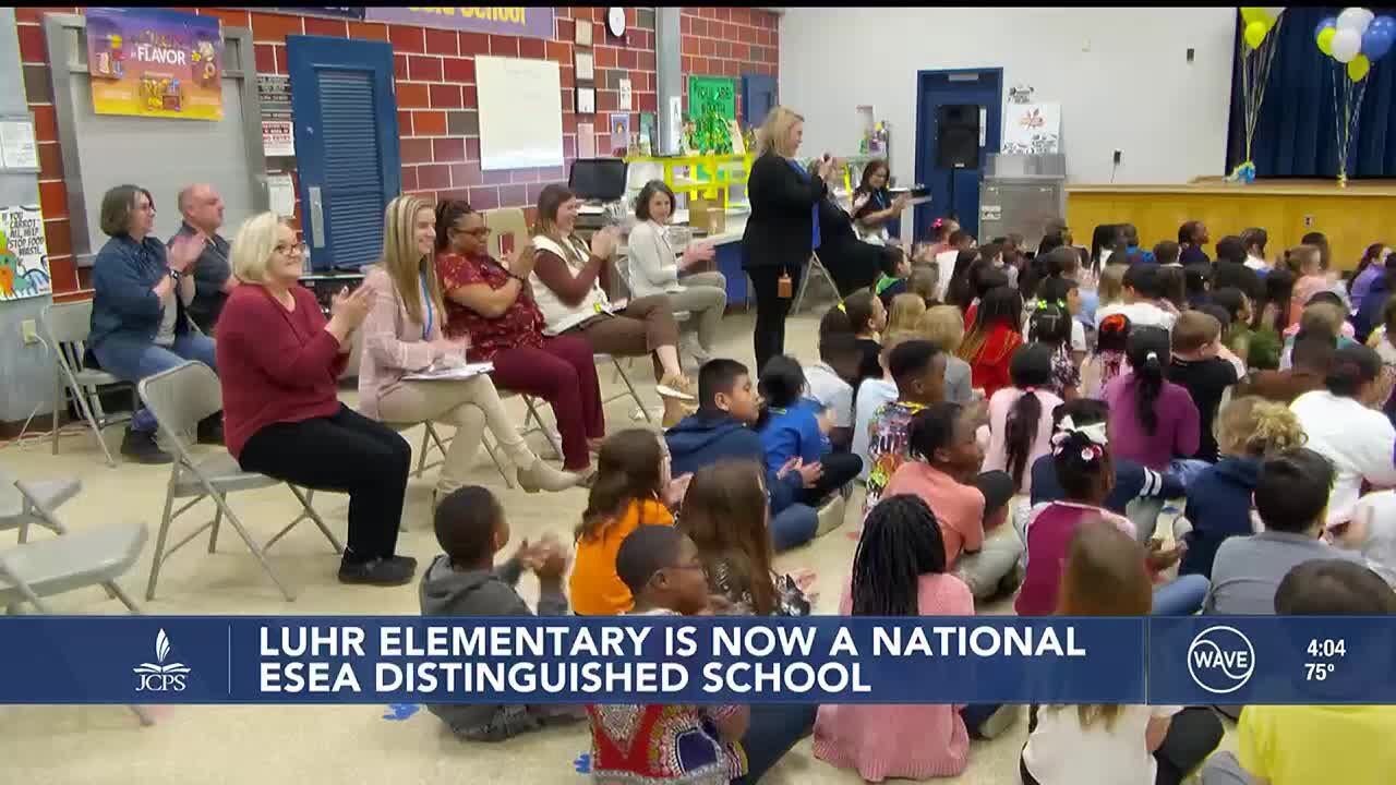 Luhr Elementary celebrates becoming a nationally distinguished school ...