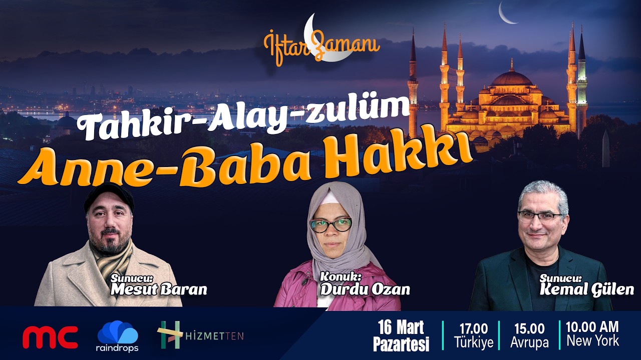 CANLI | 26.GÜN | İFTAR ZAMANI ”Tahkir, Alay, Zulüm ve Anne-Baba Hakkı ...