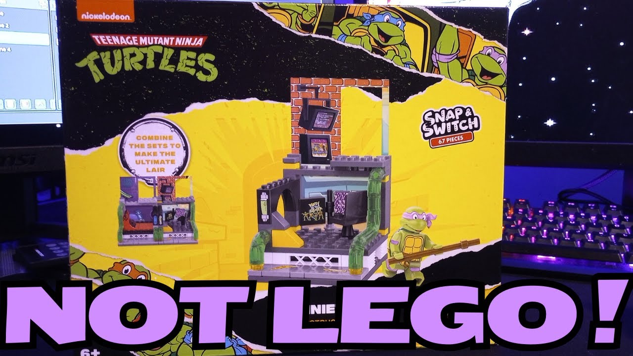 Well Played Toys TMNT SNAP & SWITCH DONNIE"S LAB BUILD - YouTube