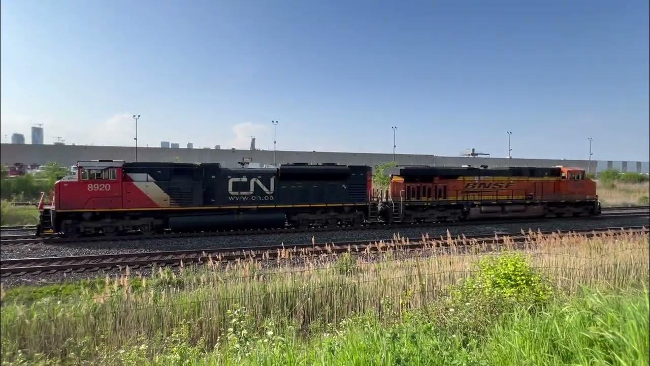 CN 149 CN 8920, BNSF 7360(R) SNIDER WEST, MAY 19, 2024 - YouTube