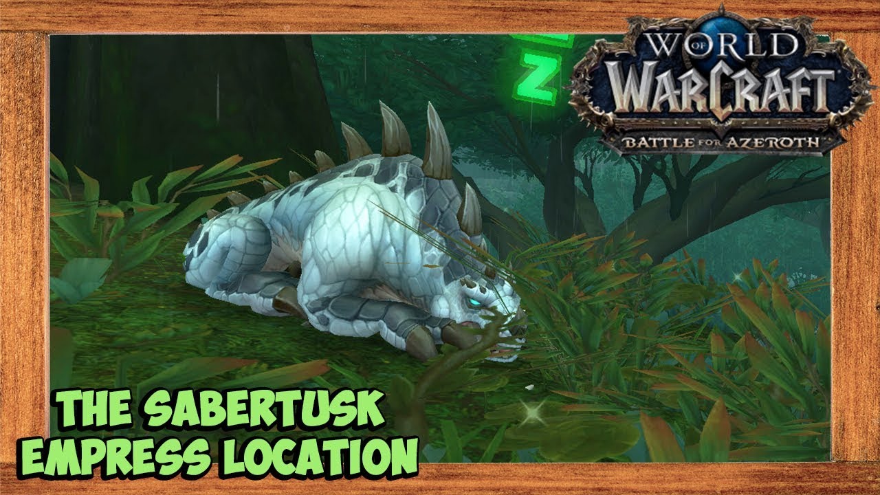 World of Warcraft The Sabertusk Empress Life Finds a Way To Die - YouTube