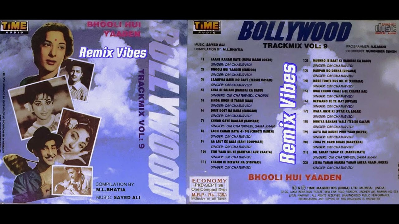 Bhooli Hui Yaaden: Bollywood Trackmix Vol. 9 | Full Album | Time Audio ...