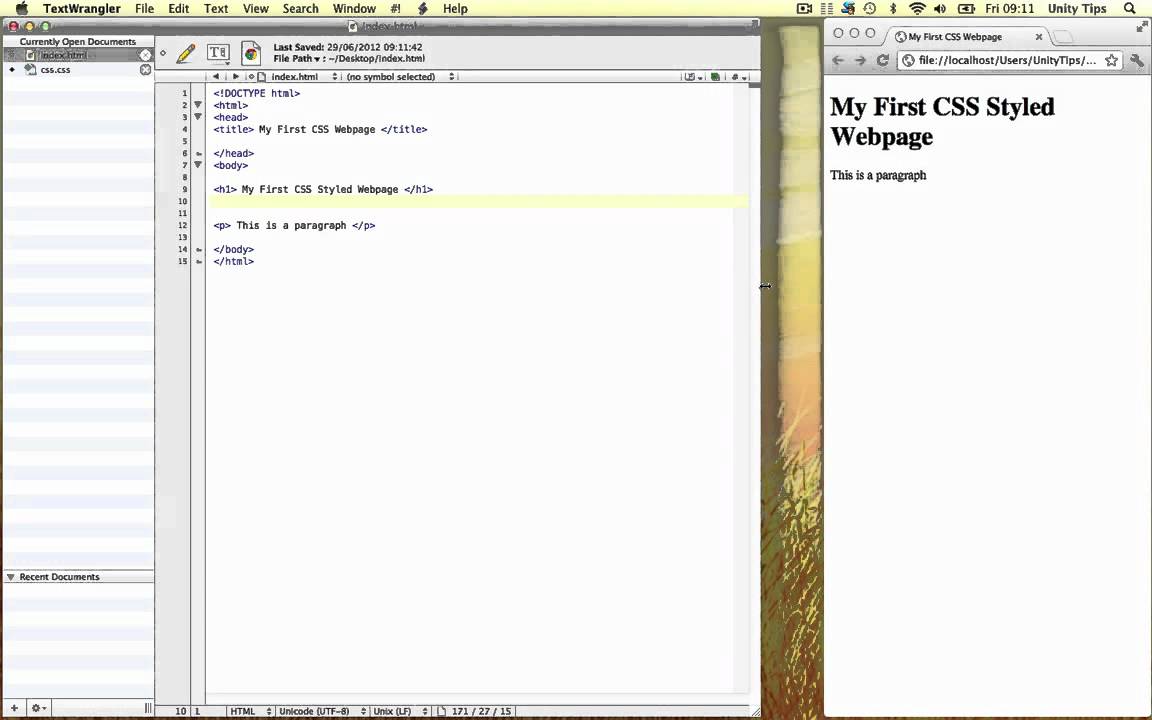Css Crash Course 1 How To Use Css Css Syntax Youtube