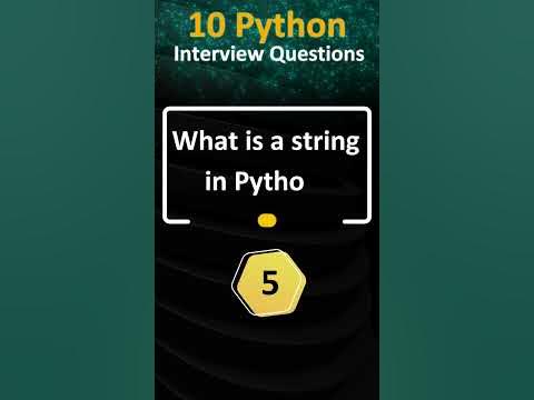 Part 2 - Python Interview Questions | Most Asked Interview Questions - YouTube