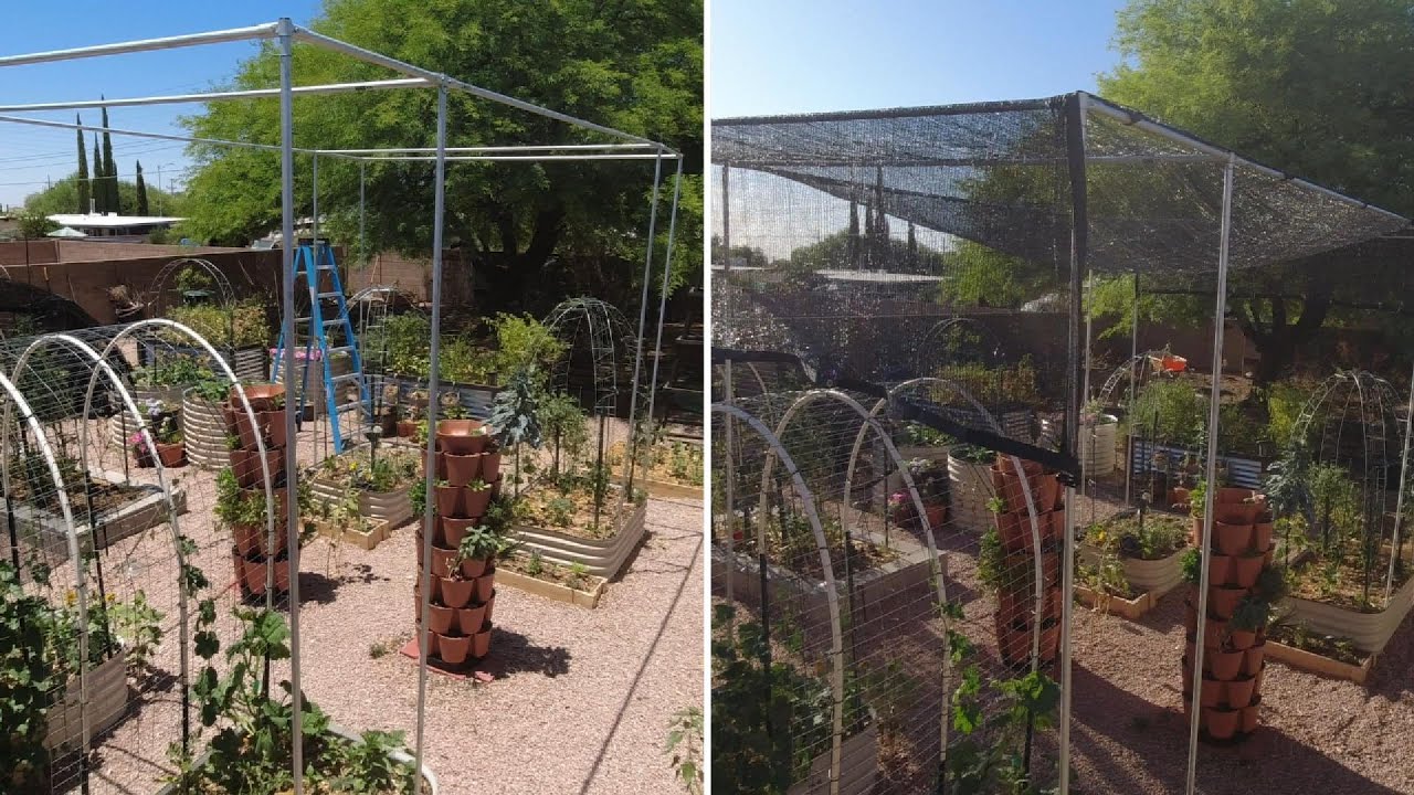 Time to Get Your Shade Cloth Up! | I Built a 10ft Tall Shade Structure ...