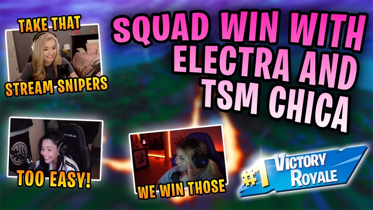 WATCH ME Join ELECTRA and TSM CHICA to Fend off STREAM SNIPERS! - YouTube