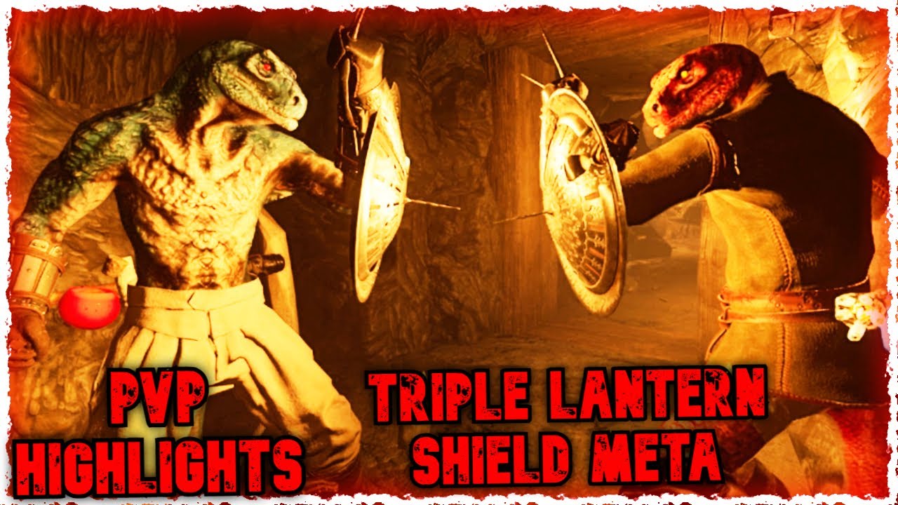 The TRIPLE LANTERN SHIELD FIGHTER IS UNSTOPABLE. Dark and Darker - YouTube