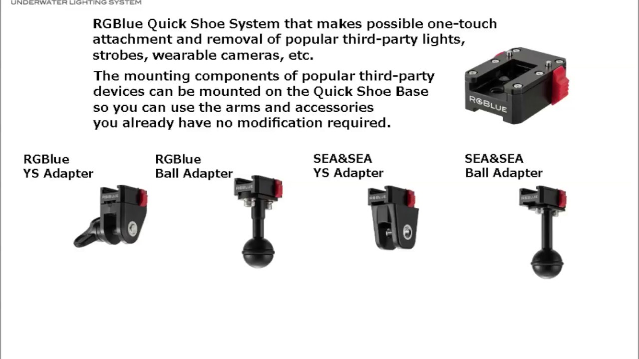 RGBlue Quick Shoe System（English） - YouTube