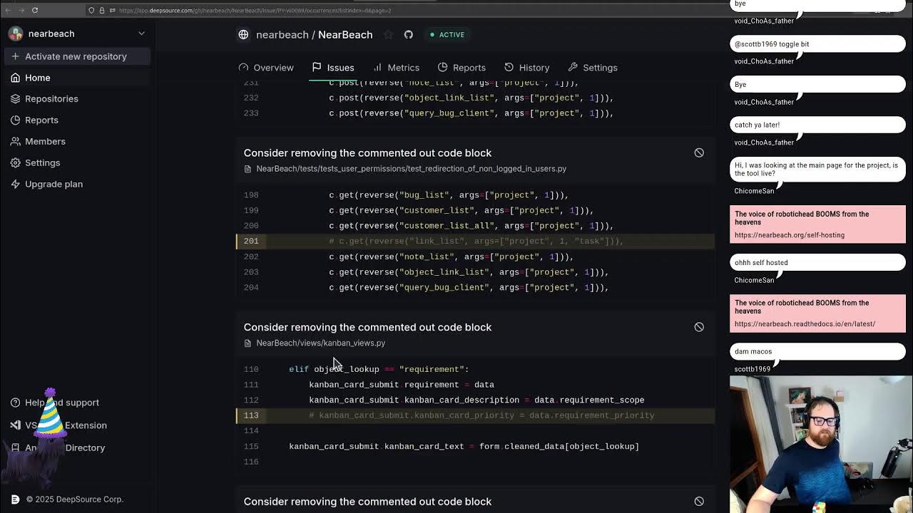 Episode 409 - JavaScript and Python - Working on NearBeach, an open source project man.. - YouTube