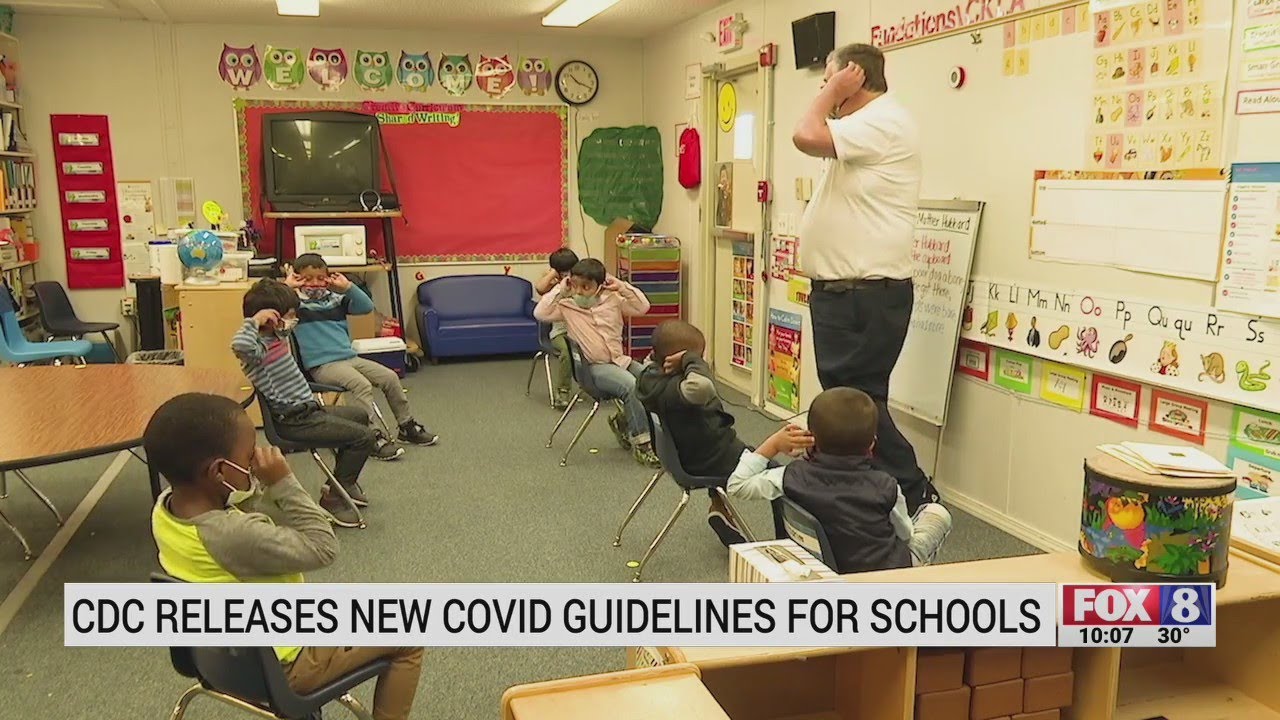CDC released new guidelines/recommendations for school districts to ...
