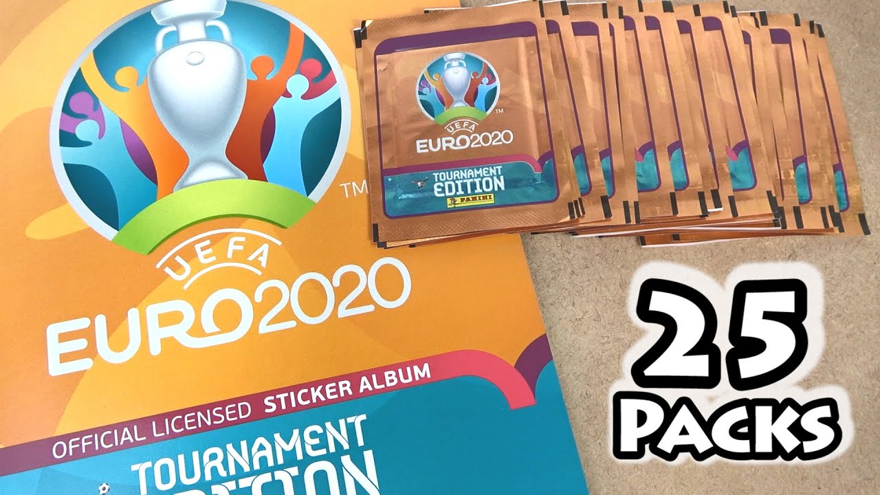 Trying To *COMPLETE* Our Euro 2020 Sticker Album | 25 Pack Opening ...
