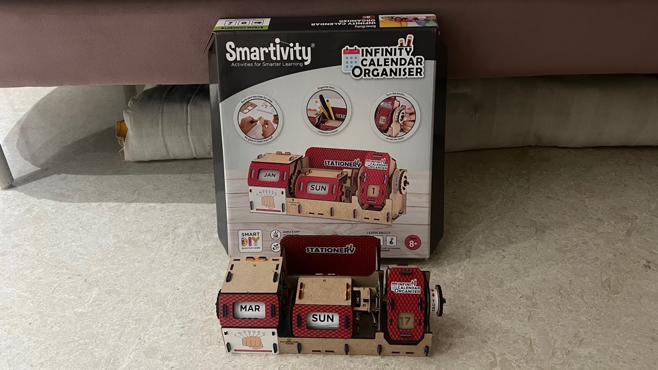 Smartivity Infinity Calendar organiser - YouTube