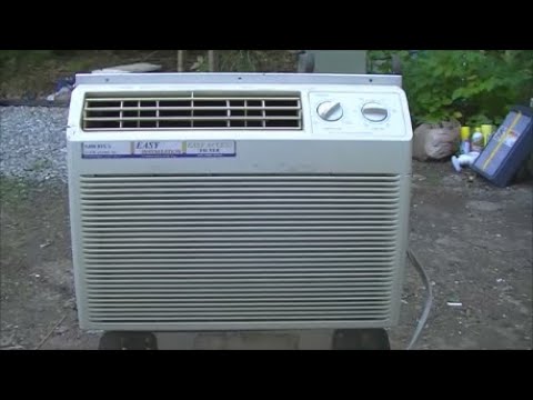 Older Haier 5000 BTU Air Conditioner Model HWF05XCA - YouTube