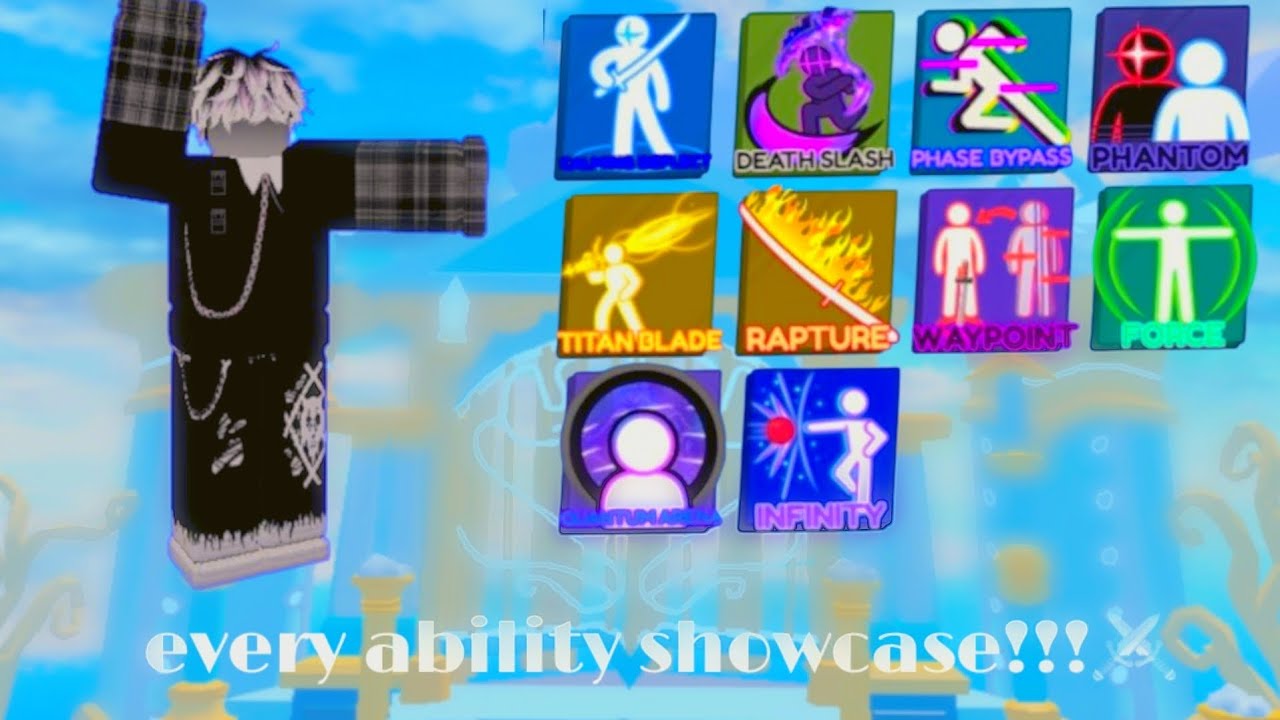 Showcase of every ability in blade ball⚔️ [ roblox ] [ blade ball ...