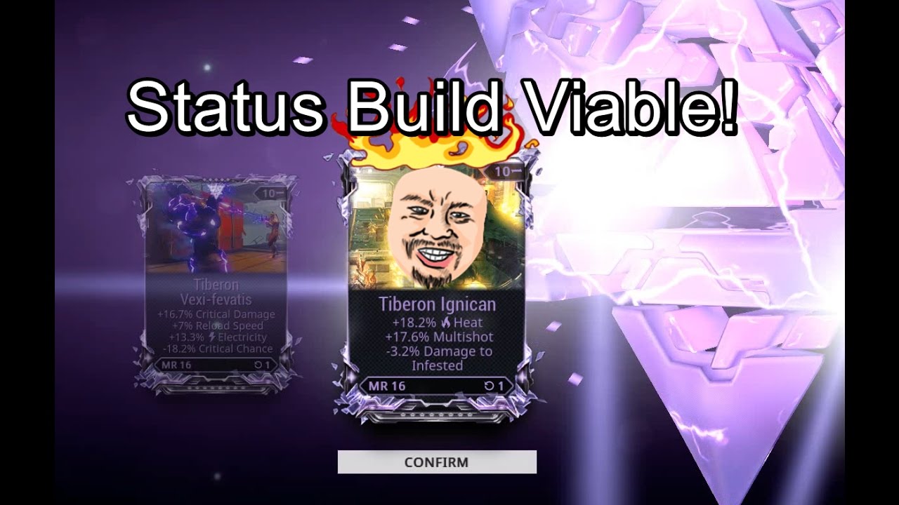 Tiberon Riven Mod: Making Status Build Realistic! - YouTube