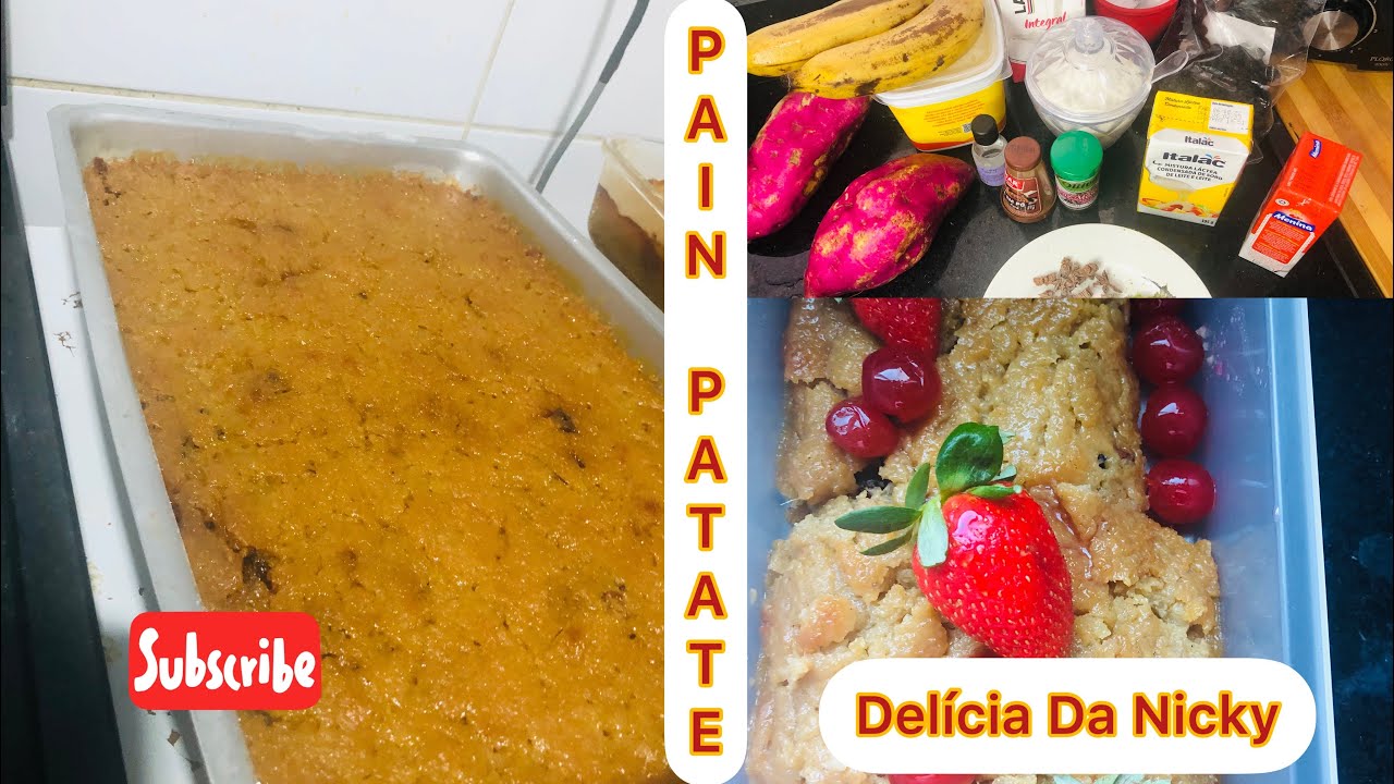 #How to make haitian potato bread? Koman mwen fé pen patat #como fazer ...