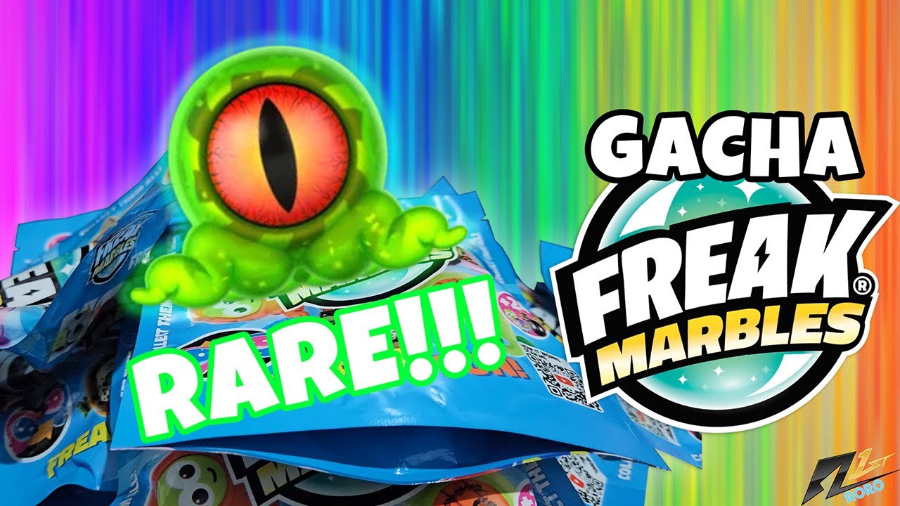 Gacha mainan gundu kekinian dapat RARE!! - Freak Marbles Unboxing ...