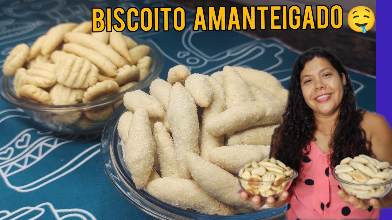Como fazer biscoito amanteigado rápido, crocante e que derrete na boca ...